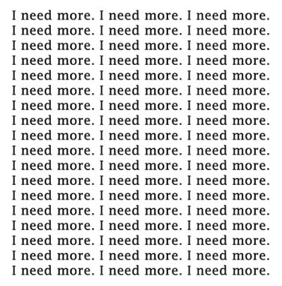 Open Arts Forum | I need more